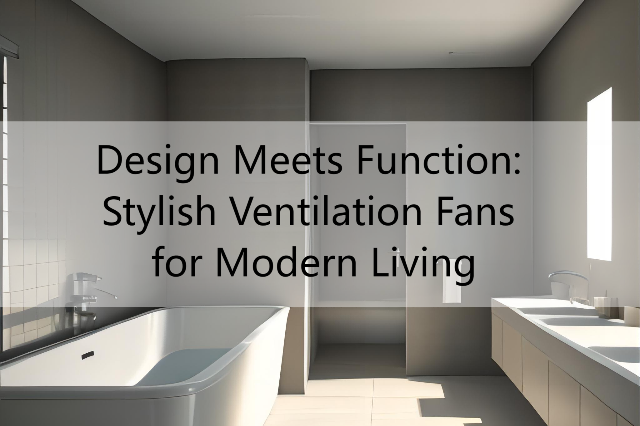 Design Meets Function: Stylish Ventilation Fans for Modern Living - Wintek